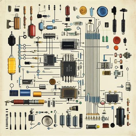 A Schematic Of A Circuit Incorporating Resistors Capacitors And