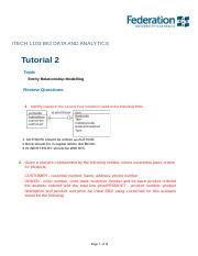 ITECH1103 Lab 2 Port Docx ITECH 1103 BIG DATA AND ANALYTICS Tutorial