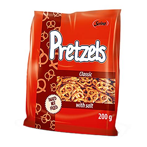 Soleo Pretzels Classic Salt 14 X 200g Units Gohugos