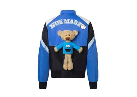 Buy 13de Marzo X Sesame Street Cookie Monster Bear Flight Jacket Black