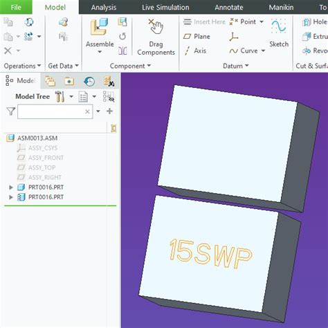 solved hiding cosmetic sketch at assembly level ptc community