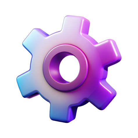 Setting 3d Setting Icon 3d Setting Symbol 3d Setting Image 47248367 Png
