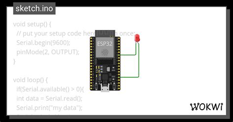 Serial Communication Wokwi Esp32 Stm32 Arduino Simulator