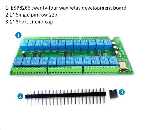 Esp Wifi Channel Relay Module Esp F Relay Development Board Power Supply V V V A