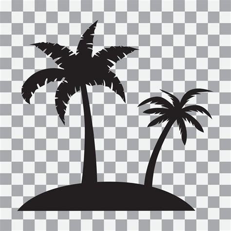 Palmeras Negras Siluetas De Palmeras Diseño De Palmeras Para Carteles