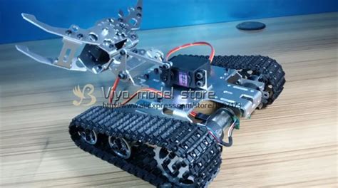 Diy Tracked Robot Frame Model Big Grapple Tank Type Robot Rack Hall Gun