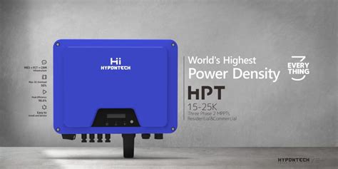 Hypontech étend La Série Hpt 3 Phase à Une Couverture De Puissance Plus