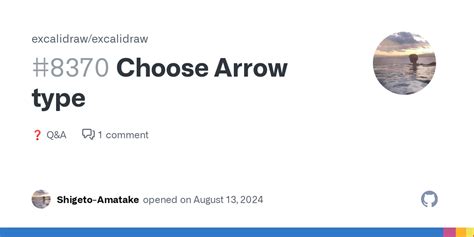 Choose Arrow Type · Excalidraw Excalidraw · Discussion 8370 · Github