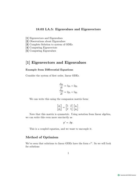 SOLUTION Eigen Values And Eigen Vectors Notes Studypool