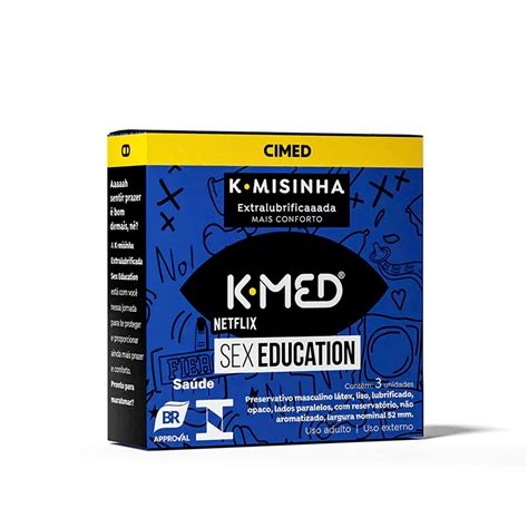 K Misinha Preservativo Tradicional Sex Education Cimed 3 Unidades