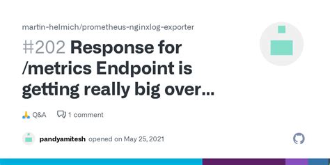 response for metrics endpoint is getting really big over the time · martin helmich prometheus