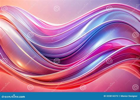 Aesthetic Wave Like Background With Smooth Gradients Soft Pastel Palette Pinks Reds Purple