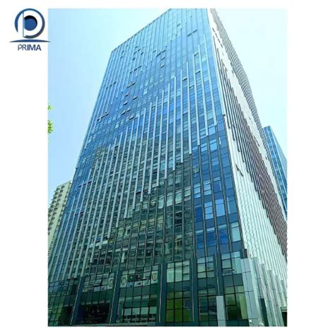 Exterior Facade Building Glass Wall Panels Frameless Curtain Wall