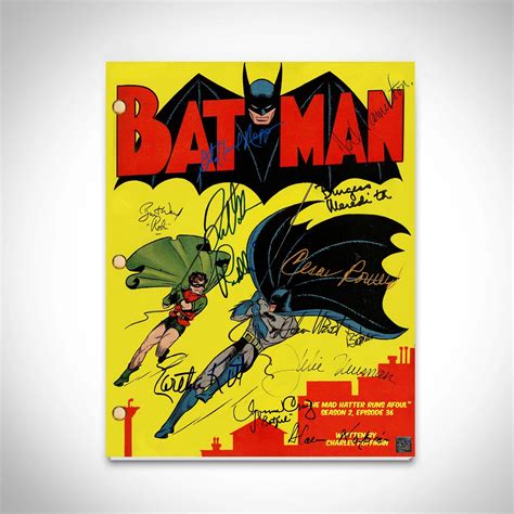 Batman 1966 Transcript Limited Signature Edition Rare T