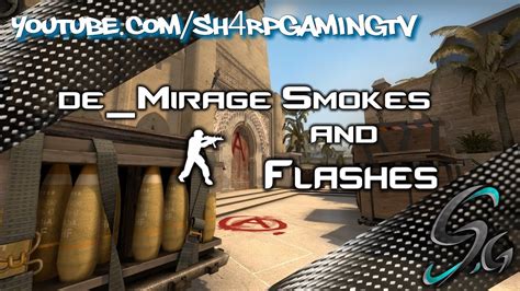 Csgo Mirage Smokes And Flashes Youtube