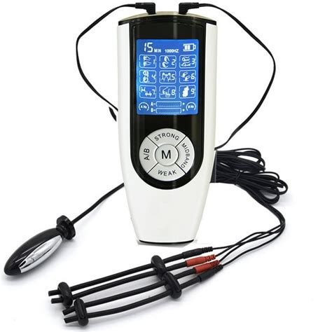 Electric Pulse Stimulation Set With Estim Anl Plug P Is Ring Electro S