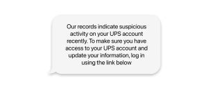 UPS Text Scam Examples To Know In