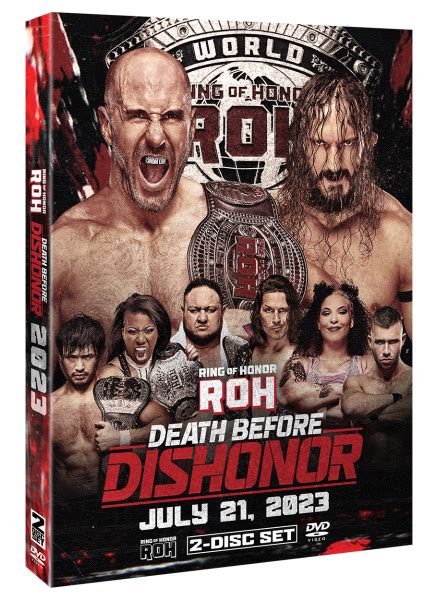 Roh Death Before Dishonor 2023 Event 2 Dvd Set Uk