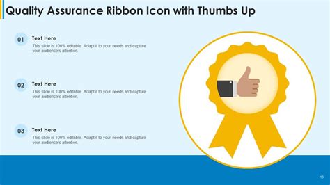 Quality Assurance Icon Powerpoint Ppt Template Bundles Presentation