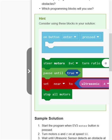 Blocks In A Hint Area Macro Bleed In The Sidebar · Issue 725 · Microsoft Pxt Ev3 · Github