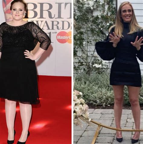 Singer Adele Lost 40 Kg Shots Before And After