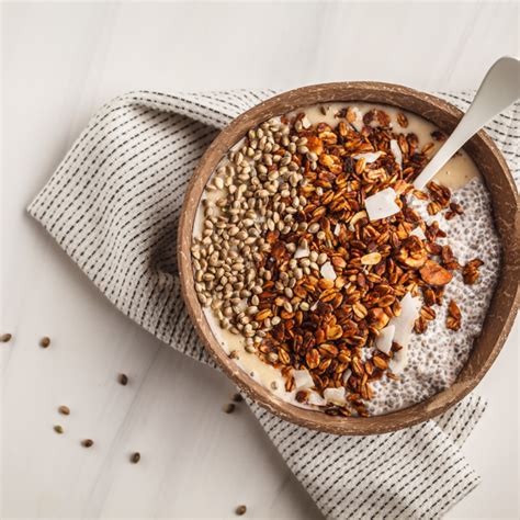 Warm Banana Chia Breakfast Porridge With Love And Wine