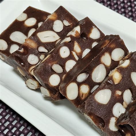 전통 수제간식 땅콩 팥양갱 만들기