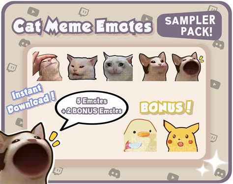 Custom Animated Popcat Emote High Quality Twitch Youtube Streaming