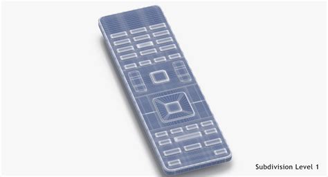 generic remote control model turbosquid 1285517