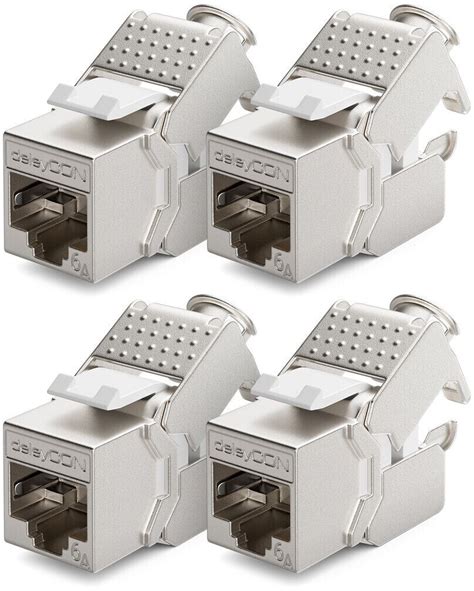 Deleycon 4x Rj45 Cat 6a Adapter Mk3122 Ab 11 19 € Preisvergleich Bei