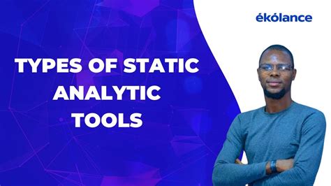 Types Of Static Analytic Tools Youtube