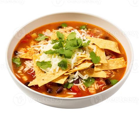 Chicken Tortilla Soup Created With Generative Ai 27433961 Png