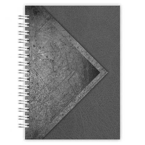 Caderno A5 Cinza Gb Paper Encadernação Criativa