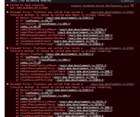 ForceUpdate Function Is Failing Floating Ui Floating Ui Discussion GitHub