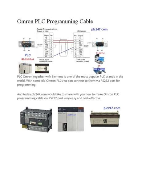 Omron Plc Cable Pinout Everything You Need To Know
