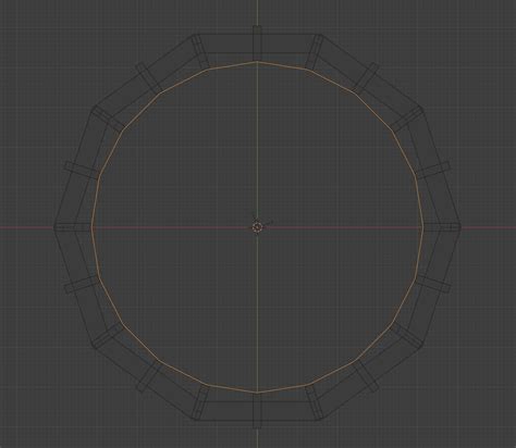 geometry array modifier and rotating around geometric object decagon