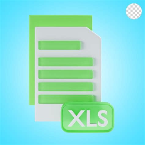 Premium Psd Xls File Icon