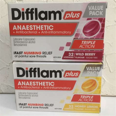 Jual DIFFLAM PLUS ANAESTHETIC ANTIBACTERIAL ANTI INFLAMMATORY Di Seller FOOD AND SUCH