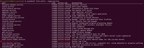How To List Services On Linux Devconnected