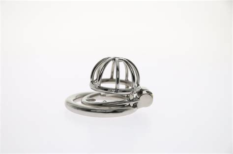 Small Chastity Cage For Sissy Micro Stainless Steel Cock Cage Etsy