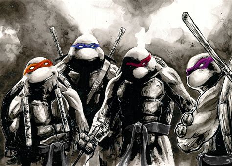 Хайрез 4611х3300 Teenage Mutant Ninja Turtles Черепашки ниндзя