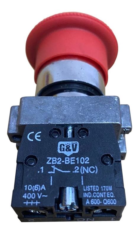 Botón Hongo Con Traba De Medio Giro mm nc xb bs Mercado Libre