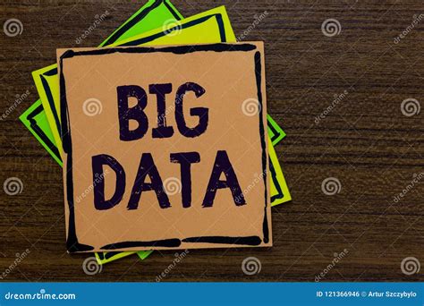 Word Writing Text Big Data Business Concept For Sets That So Complex That Traditional Software