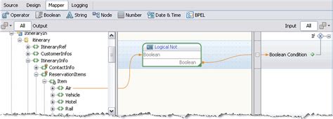 Using The Bpel Mapper Oracle Java Caps Bpel Designer And Service