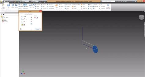 วิธีการเขียนแบบ 3d coil springแบบรวดเร็วด้วยโปรแกรมautodesk inventor 2013 graphic cad draiwng
