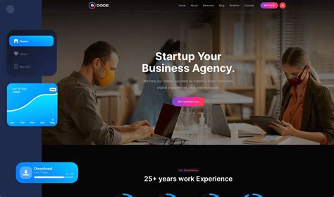 Home Langing Doob Business And Consulting React Nextjs Bootstrap5