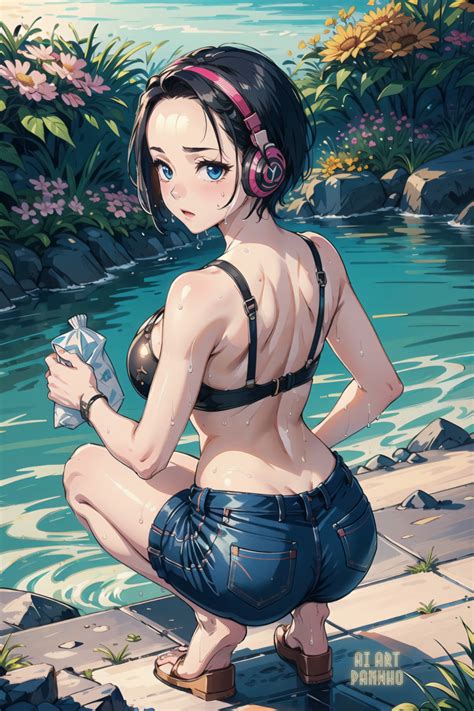 Rule 34 1girls Ai Art Panwho Ai Generated Bikini Black Hair Bubble