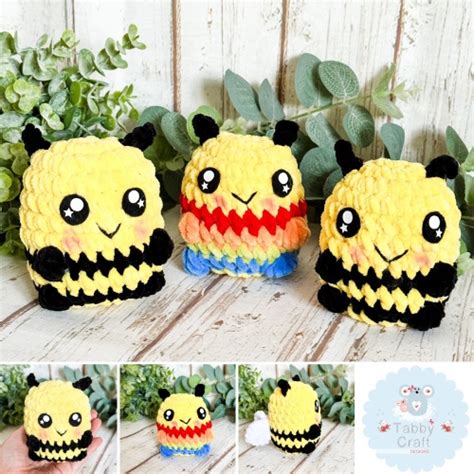 Sitting Bumble Bee Plushie Various