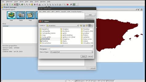 Reprojecting Raster Layers In Gvsig 2 X Youtube