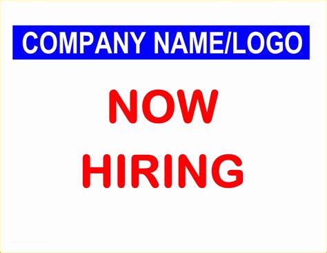 Now Hiring Sign Template Free Of Now Hiring Sign Heritagechristiancollege